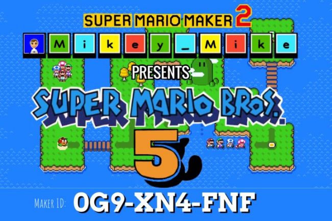 Super Mario Bros 5 dibuat di Super Mario Maker 2