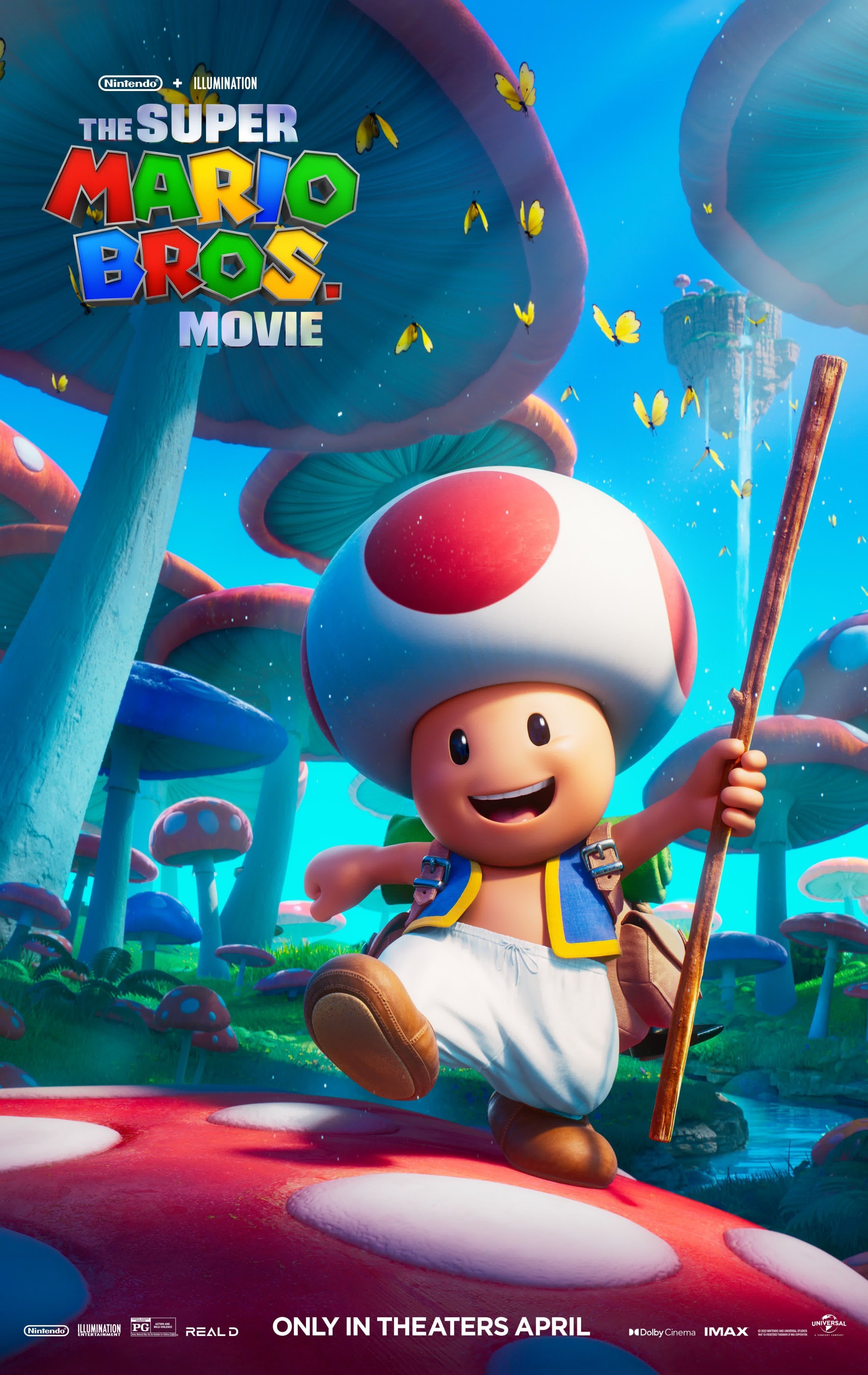 Poster The Super Mario Bros. Movie baru menunjukkan Bowser dan Donkey Kong