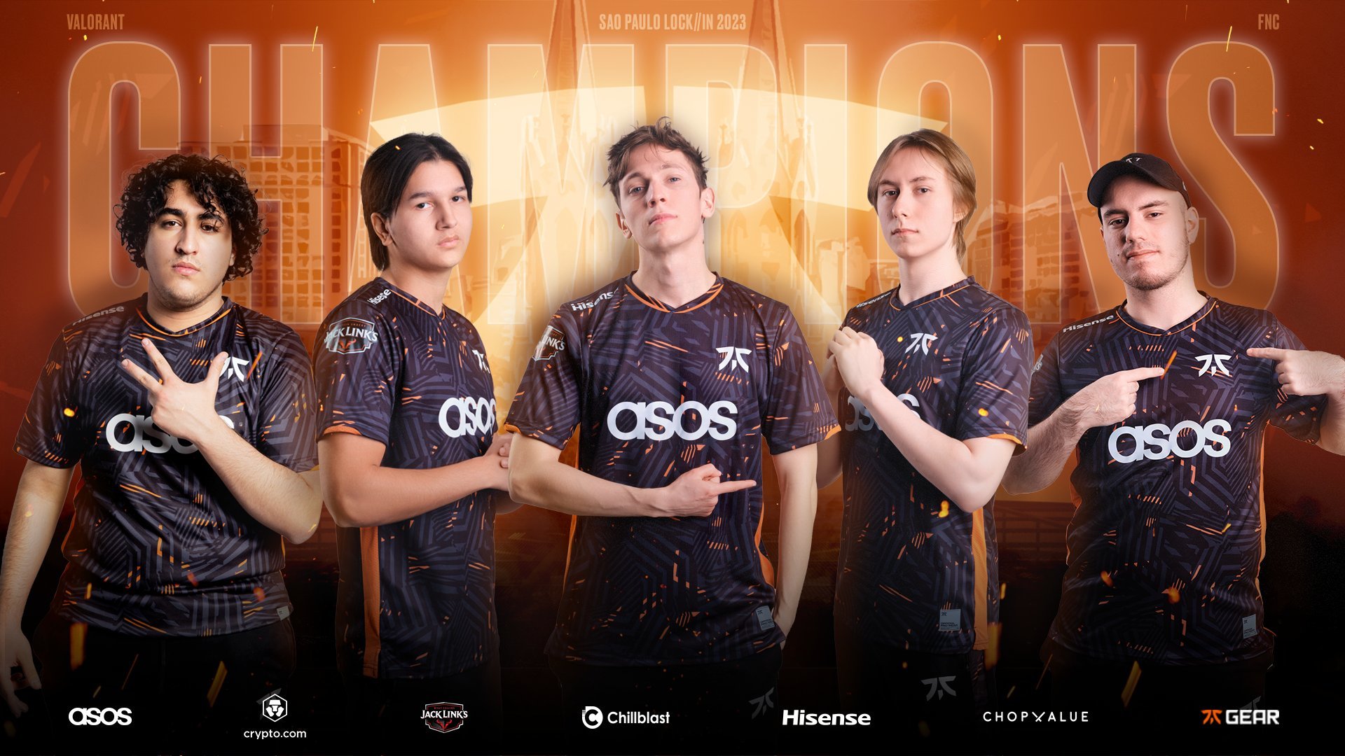 Fnatic adalah Valorant Champions Tour Lock//In victors