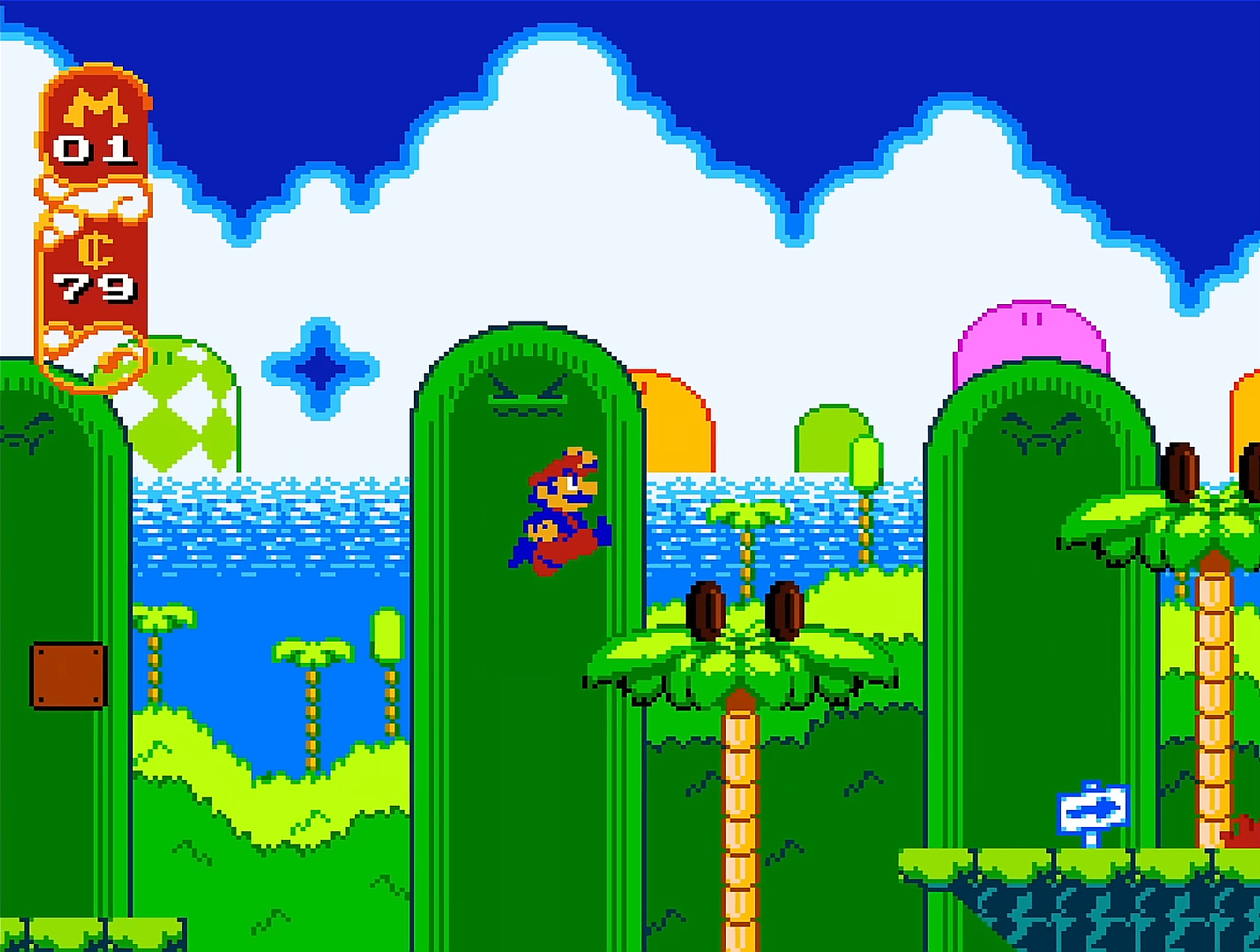 Seperti inilah tampilan game Super Mario untuk Play Station add-on ...
