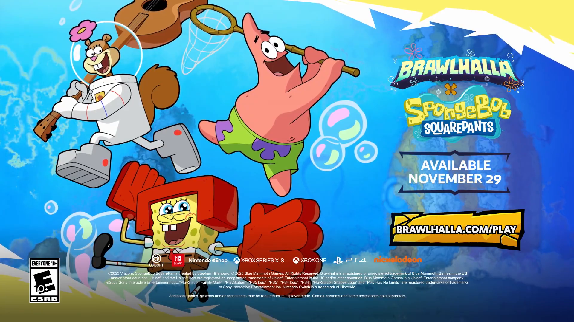 Brawlhalla mendapatkan crossover SpongeBob SquarePants akhir bulan ini