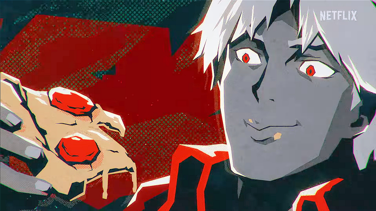 Lihat kredit pembuka untuk serial Devil May Cry Netflix