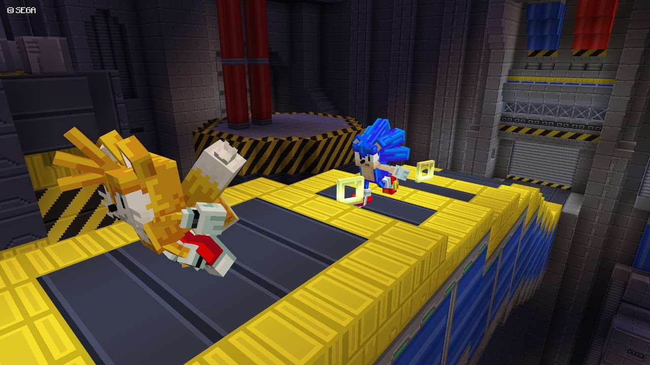 Sonic kini resmi muncul di Minecraft