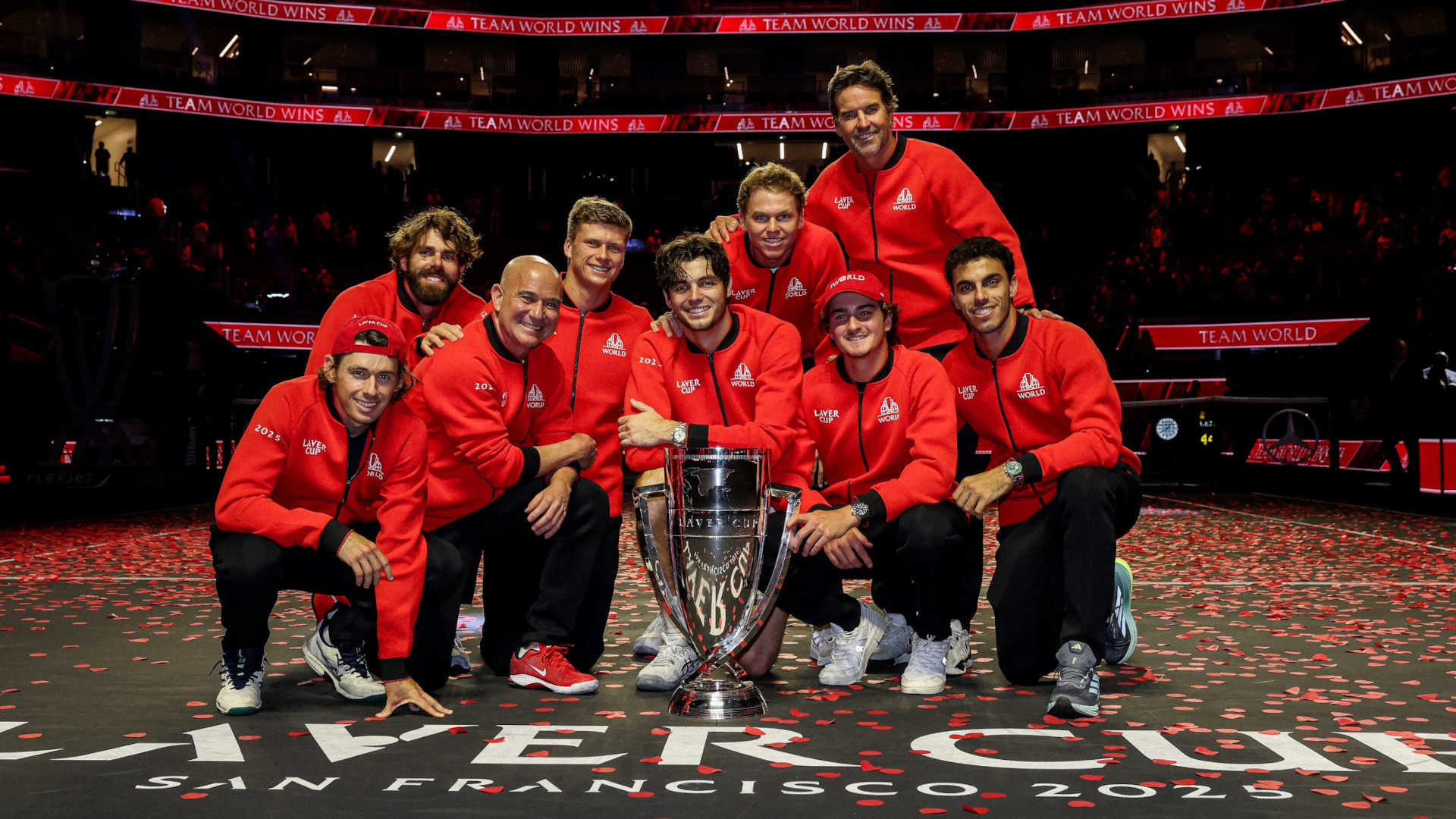 Tim Dunia mengalahkan Tim Eropa di Laver Cup di San Francisco ...