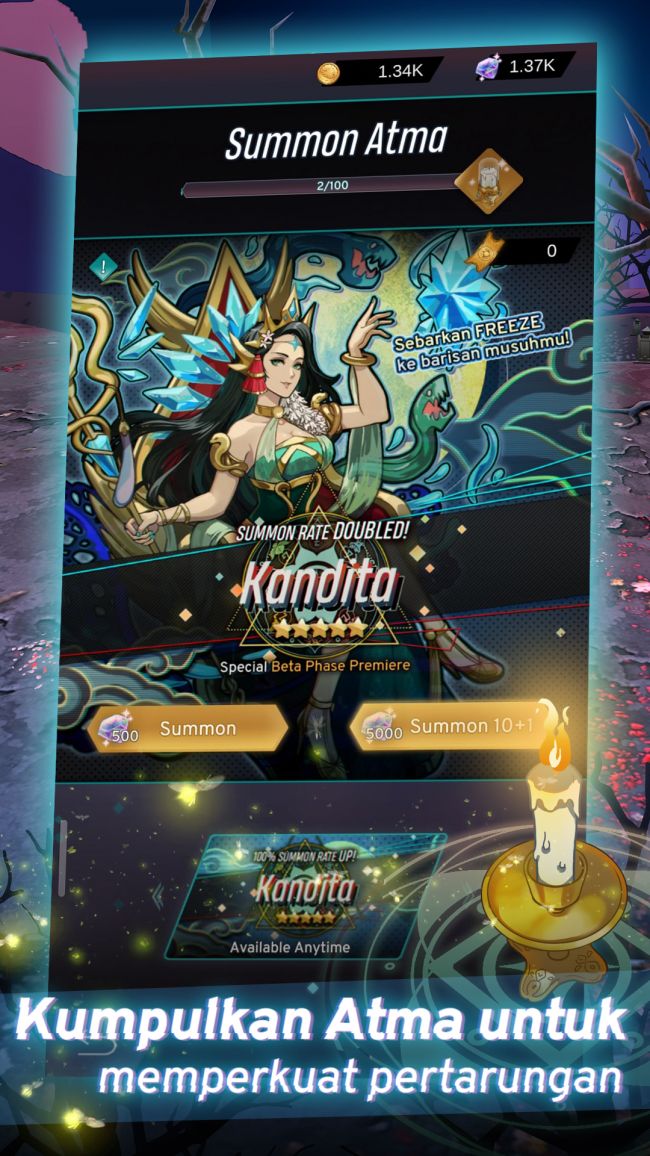 Code Atma, idle-RPG bervisual fantastis dengan sentuhan mistis