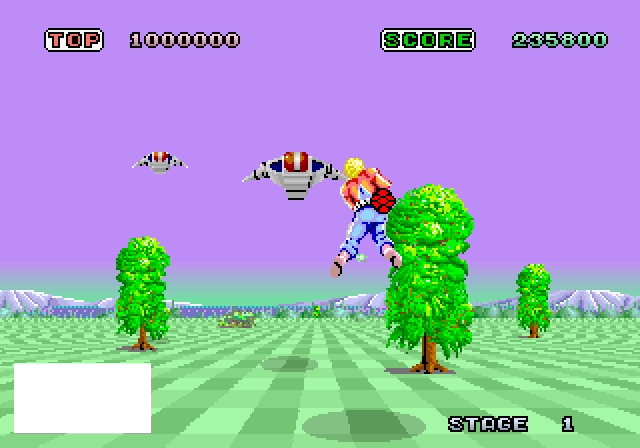 Space Harrier 3D - Gamereactor Indonesia