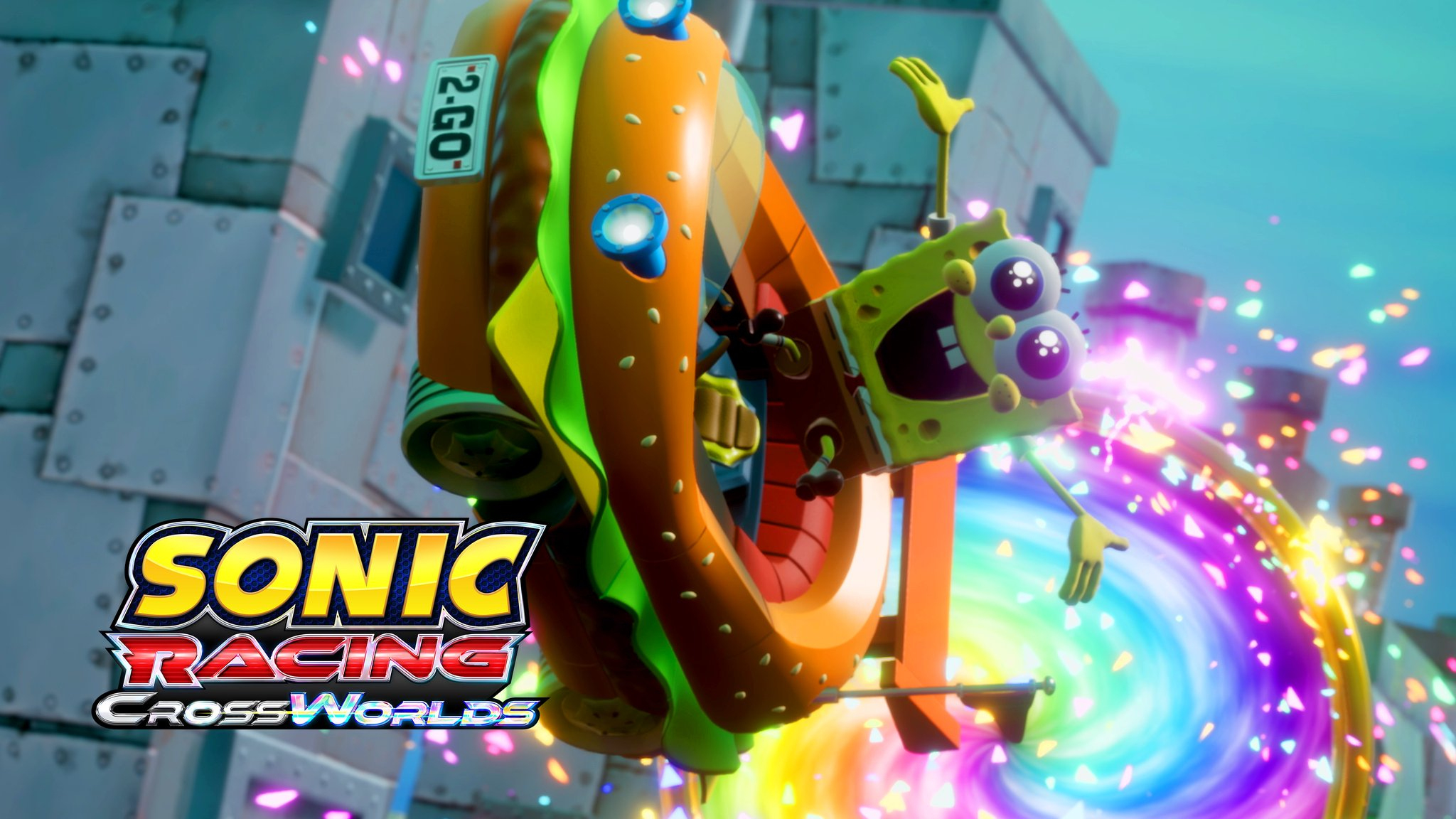 SpongeBob akan datang ke Sonic Racing: Crossworlds