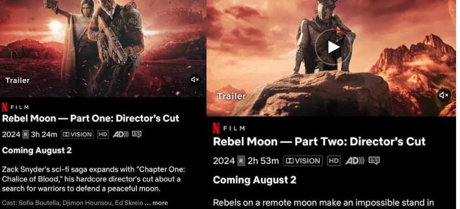 Rebel Moon: Director's Cut sangat panjang - Rebel Moon - Part One: A ...